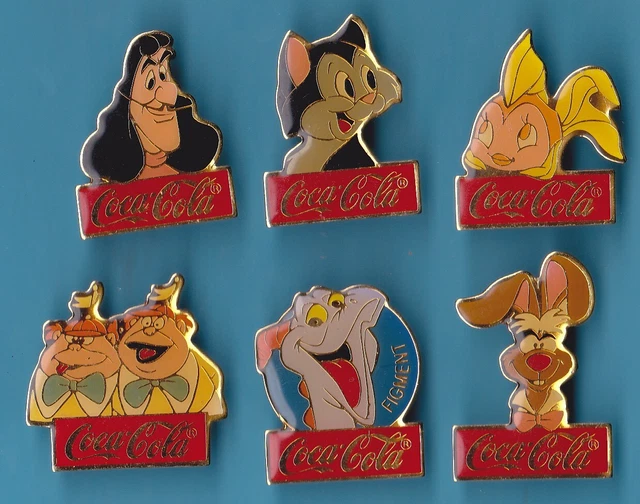 RARE LOT DE 6 Pin's Disney Coca Cola Coke P4 EUR 12,90 - PicClick FR