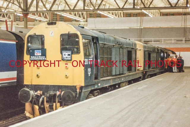 UK RAILWAY PHOTOGRAPH Of Class 20 20117. Rm20-510 £1.70 - PicClick UK