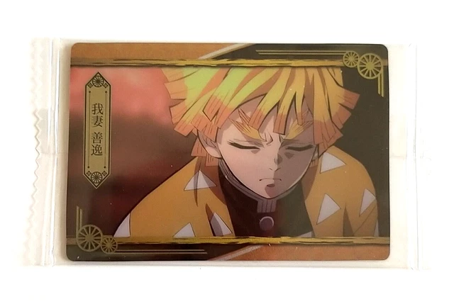 DEMON SLAYER: KIMETSU no Yaiba Zenitsu Agatsuma 023 Japanese Anime Card ...