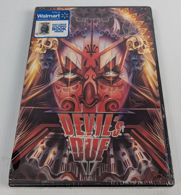 DEVIL'S DUE WALMART Exclusive Inc Coloring Book - Region 1 DVD 2014 NEW ...