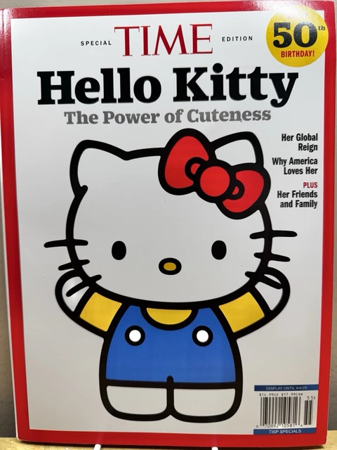 TIME HELLO KITTY Special Edition Magazine Happy 50th Birthday 2024 NEW ...