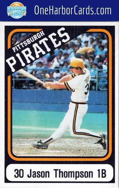 1985 COCA-COLA PITTSBURGH Pirates Pittsburgh Pirates Jason Thompson EUR ...
