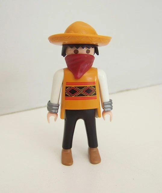PLAYMOBIL (B4161) WESTERN - Homme Bandit Mexicain du Refuge des Hors-la ...