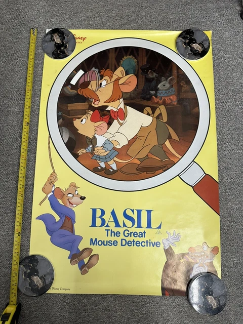 WALT DISNEY BASIL The Great Mouse Detective Poster 1986 (see ...