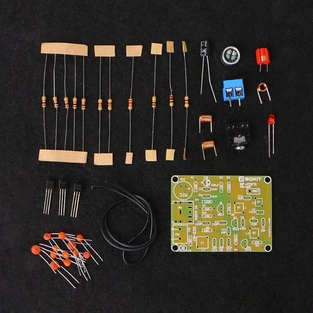 DIY WIRELESS FM Microphone Transmitter Kit 88-108MHz Frequency ...