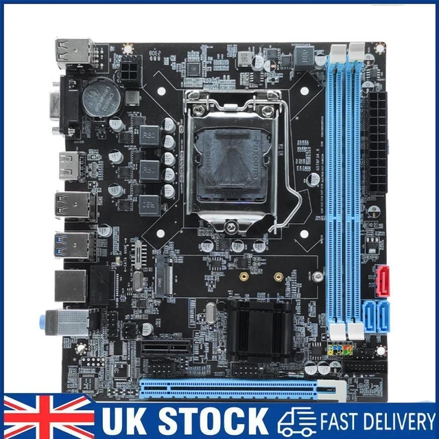 B75 MOTHERBOARD 16GB Micro-ATX LGA1155 Socket Desktop Mainboard HDMI ...