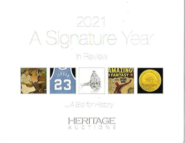 HERITAGE AUCTION 2021 in Review / A Signature Year Catalog £26.92 ...