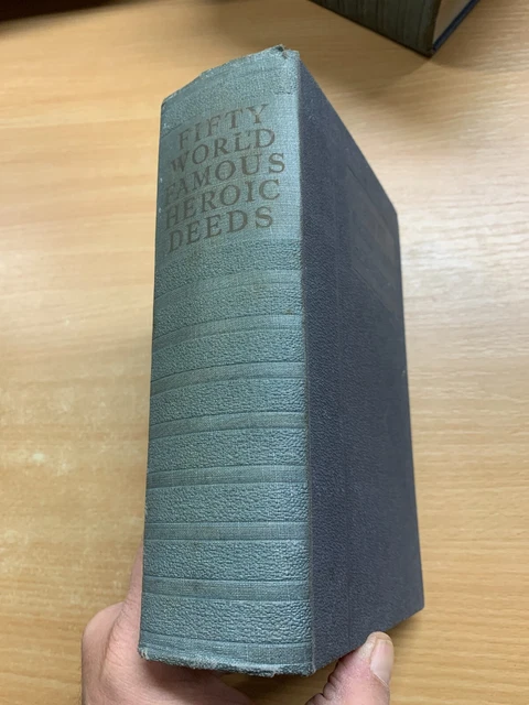 C1930S & FIFTY Monde Famous Héroïque Deeds " Épais Livre Cartonné (P5 ...