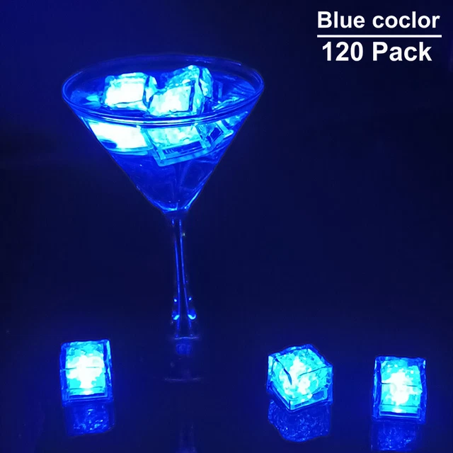 Reusable Party Ice Cubes Light Up Ice Cubes - 12 Pack Color Changing ...