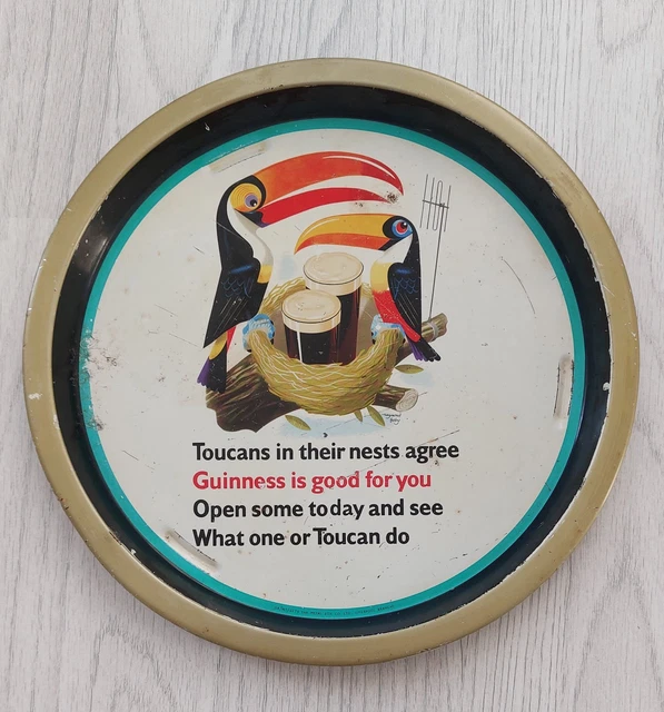 VINTAGE GUINNESS TOUCANS In The Nest Tray Rare Collectable £37.10 ...