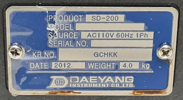DAEYANG DIC-SD-200R BOW Thruster Bridge Wing Indicator Sd-200 Rudder ...