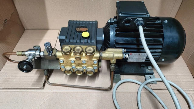 POMPA ACQUA ALTA pressione INTERPUMP W98 100Bar 11L/min 220/380 Volt ...