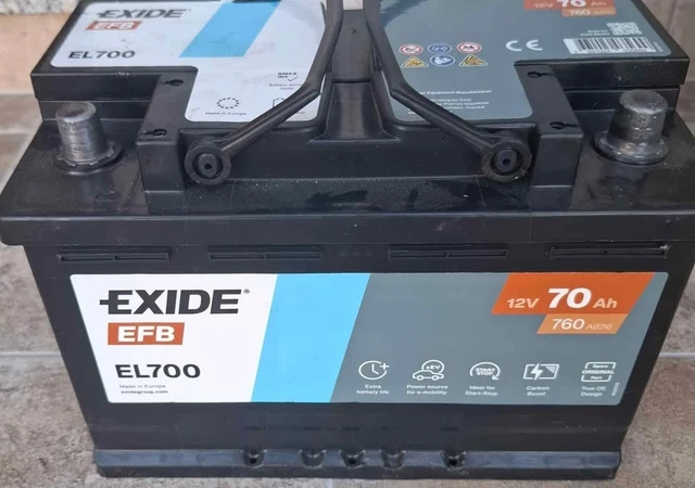 BATTERIA 2025 EXIDE EL700 70Ah 760A 12V Start-Stop EFB L3 = ROFIBA 70760 EUR 80,00 - PicClick IT