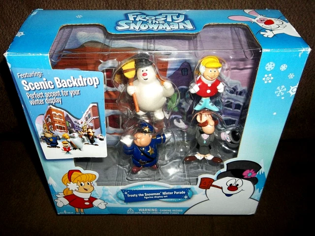FROSTY THE SNOWMAN Winter Parade FIGURINE Figure DISPLAY SET Professor ...