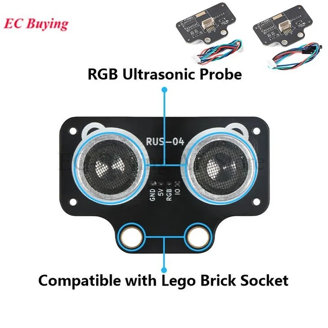RUS-04 ULTRASONIC MODULE Sensor Distance HC-SR04 Obstacle Avoidance ...