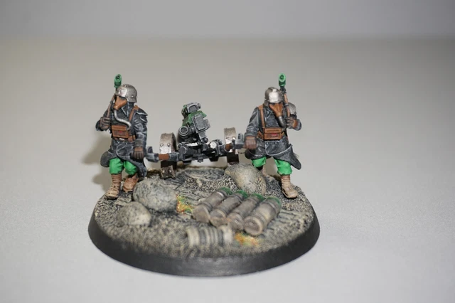 FORGEWORLD DEATH KORPS of Krieg Lascannon Heavy Weapon Team Dkok 40k ...