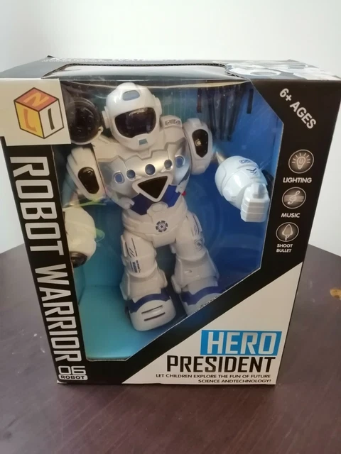 HERO PRESIDENT ROBOT Warrior In Space Suit With Projection Light and ...