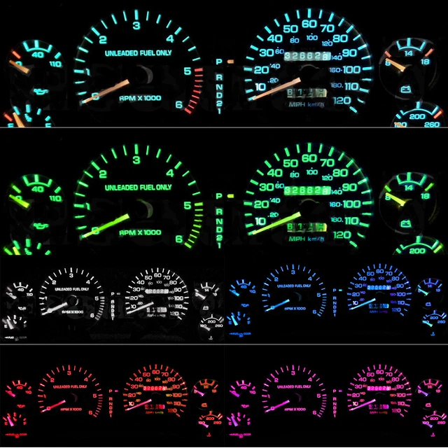 GAUGE CLUSTER LED Light Bulbs for Mercedes-Benz W208 W210 E-Class E320 ...