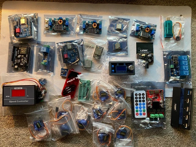 ARDUINO WIFI SHIELD, voltage regulators, relay boards, bluetooth joblot ...