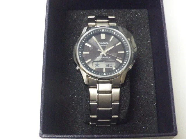 CASIO LINEAGE LCW-M100TSE-1AJF Titanium Atomic Radio Quartz Men Watch ...