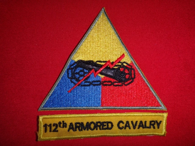 VIETNAM WAR US Army 112th ARMORED CAVALRY Regiment Patch and Tab £11.21 ...