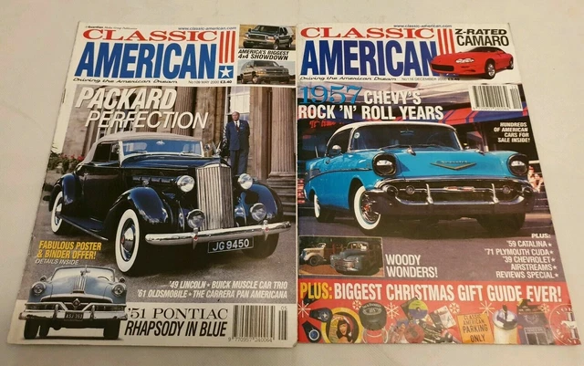 CLASSIC AMERICAN CAR Magazine May 2000 Issue 109 December 2000 Issue ...