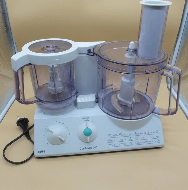 BRAUN COMBIMAX 700 Küchenmaschine mit viel Zubehör kaum benutzt EUR 129,99 - PicClick DE