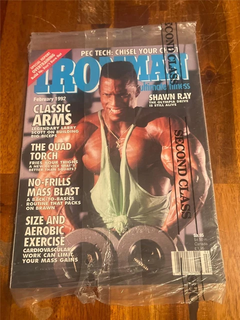 IRONMAN BODYBUILDING MUSCLE magazine SHAWN RAY 2-92 (New) $19.99 - PicClick