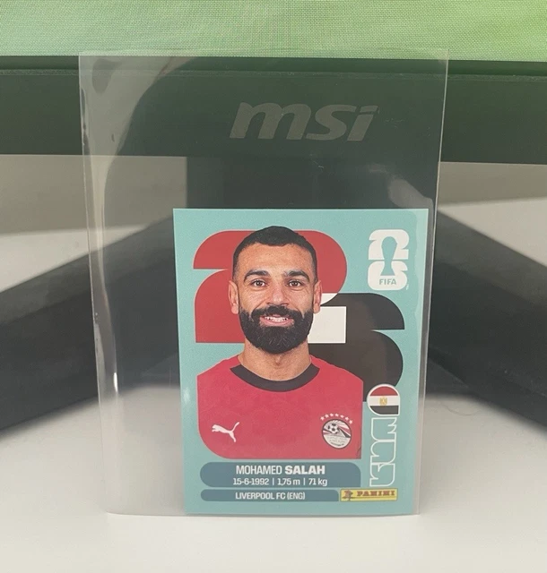 PANINI FIFA WORLD Cup 2026 Sticker Mohamed Salah Egypt EGY 17 £2.51 ...