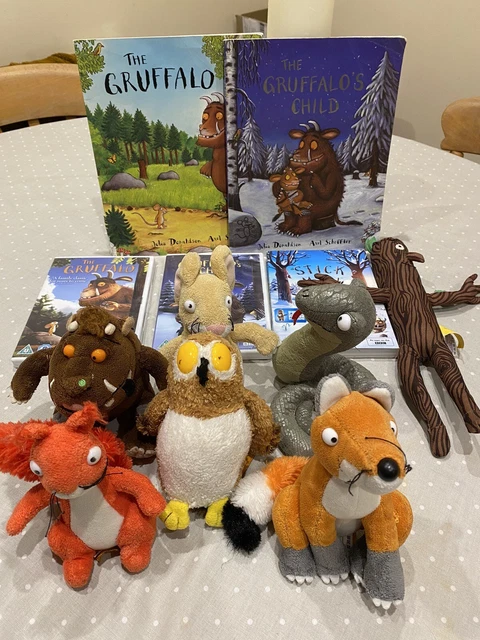 JULIA DONALDSON SOFT Toys DVD Books Bundle Gruffalo Stickman VGC Huge ...