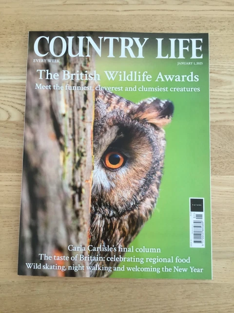 COUNTRY LIFE MAGAZINE - 1st JANUARY 2025 - THE BRITISH WILDLIFE AWARDS ...