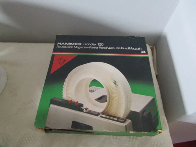 VINTAGE RETRO HANIMEX Rondex 120 Round Circular Slide magazine NEW ...