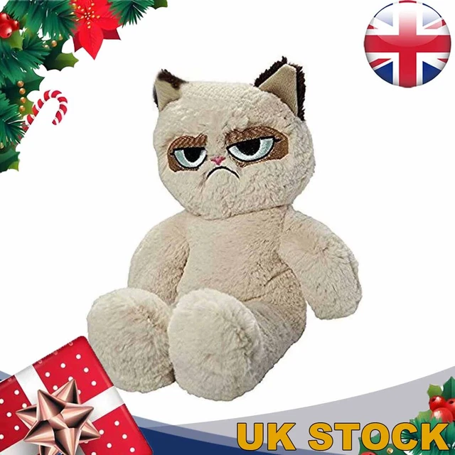 STINKY FACE CAT Interactive Cat Toy Angry Cat Plush Dog Toy Teething ...