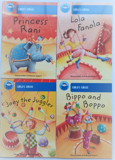 START READING, BLUE Band Stage 4, CARLO'S CIRCUS, 4 Books for Reading ...