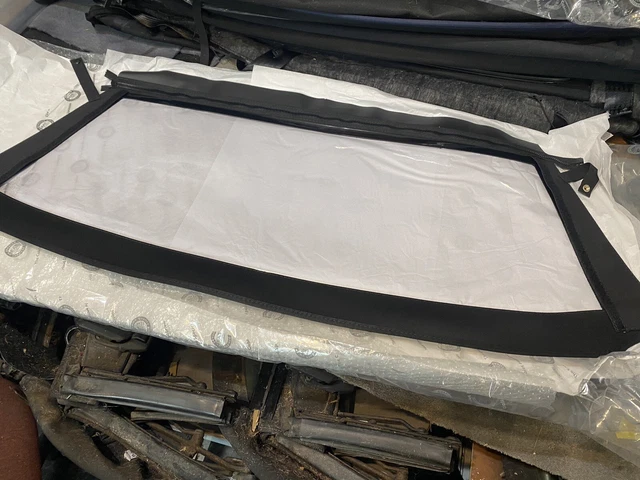 ALFA ROMEO GTV Spider Convertible plastic rear window In Black £285.00 ...