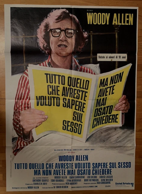 MANIFESTO FILM &TUTTO Quello Che Avreste Voluto Sapere Sul Sesso ...