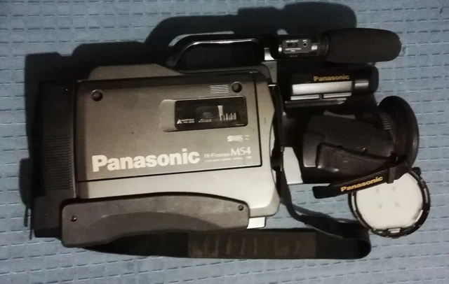 PANASONIC MS4 VIDEOCAMERA telecamera svhs s-vhs super vhs da ...