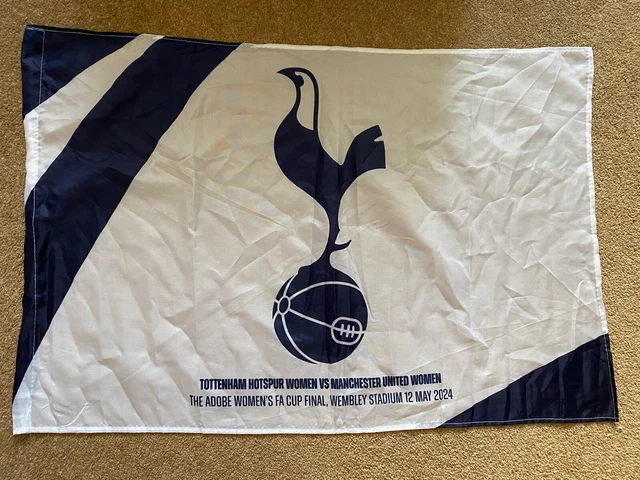 FLAG * TOTTENHAM - WOMEN FA CUP FINAL 2024 WEMBLEY v Man Utd £4.99 ...