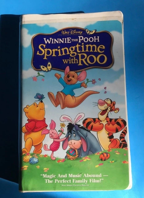 DISNEY ~ WINNIE The Pooh "Springtime With Roo" ~ Vhs, 2004 ~ Clamshell ...