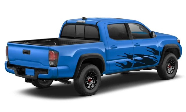 FLAMES DECAL FOR Toyota Tacoma TRD Pro SR SR5 Limited Sport off road ...