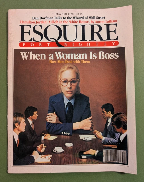 VINTAGE ESQUIRE MAGAZINE - March 1978 - 70s Women Bosses Tom Snyder ...