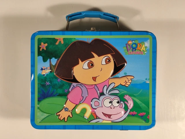 DORA THE EXPLORER Rainforest Rescue Metal Lunch Box Nick Jr. Boots ...