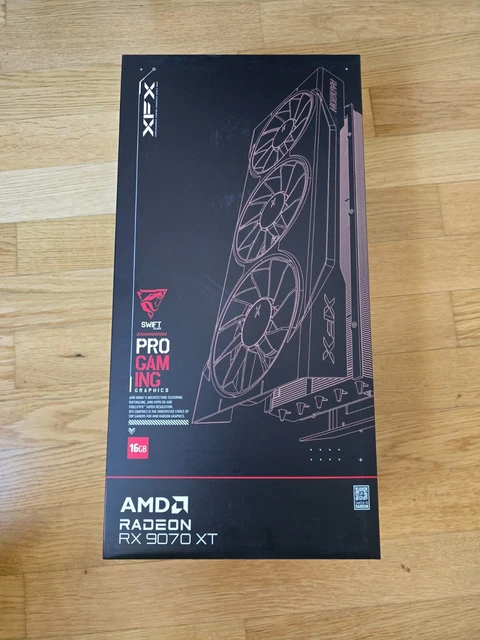 XFX SWIFT AMD Radeon RX 9070 XT Triple Fan Gaming Edition 16GB ...