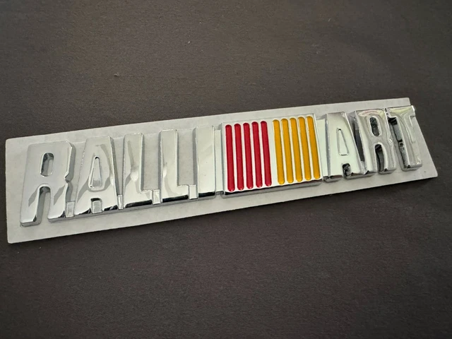 CAR 3D BADGE For Ralliart Evo Lancer Mirage Colt Fto Rvr 4G63 Turbo Na ...