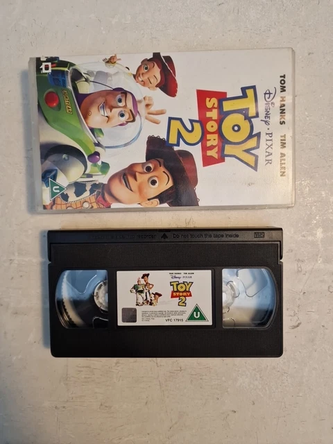 TOY STORY 2 VHS 2000 Disney VHS Video Tape Kids Movie Cartoon Tam Hanks ...
