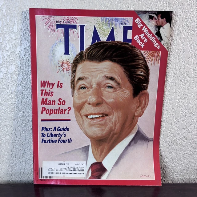 VINTAGE TIME MAGAZINE July 7th 1986 Ronald Reagan Why Is This Man So ...
