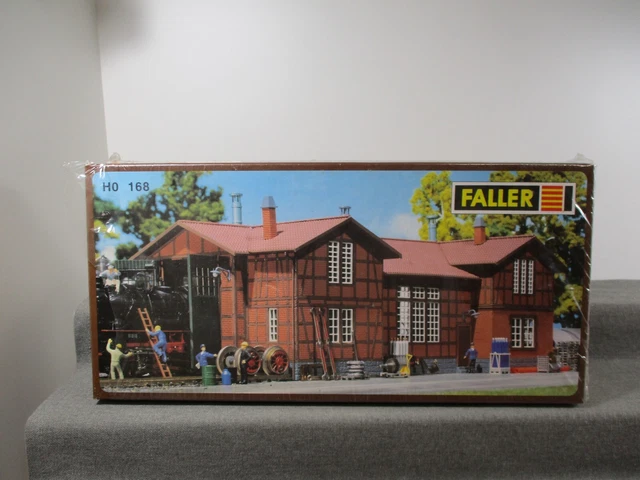 FALLER SPUR H0 168 Bausatz Lokschuppen, 1 ständig ungebaut versiegelt in OVP EUR 24,90 - PicClick DE