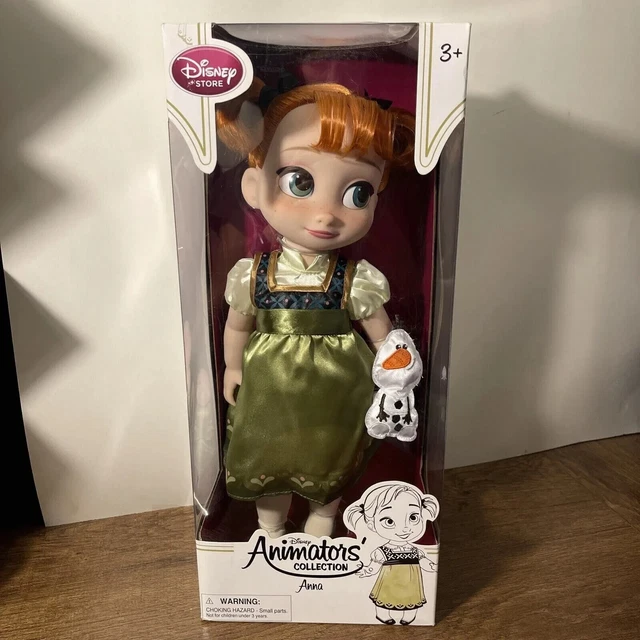 DISNEY STORE ANIMATORS Collection Frozen Anna Doll First Edition NEW £ ...