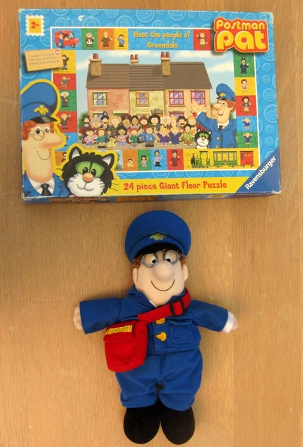POSTMAN PAT GIANT Floor Puzzle 24 Piece Ravensburger & Postman Pat Soft ...