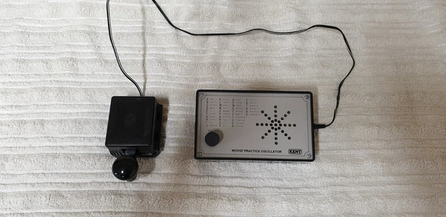 KENT MORSE CODE practice oscillator with Czech military key. £75.00 ...
